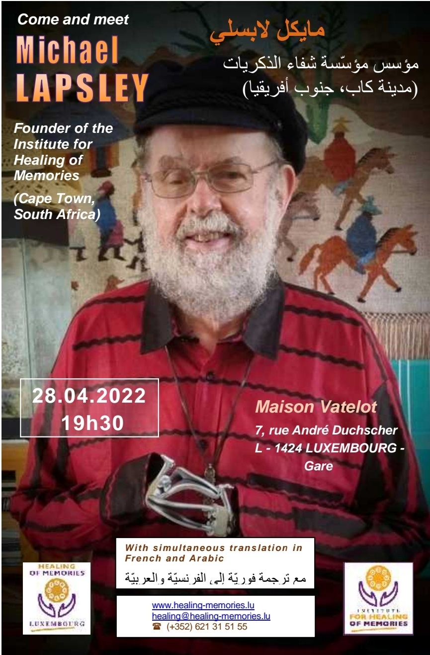 Come and meet Michael Lapsley - Every story needs a listener ...